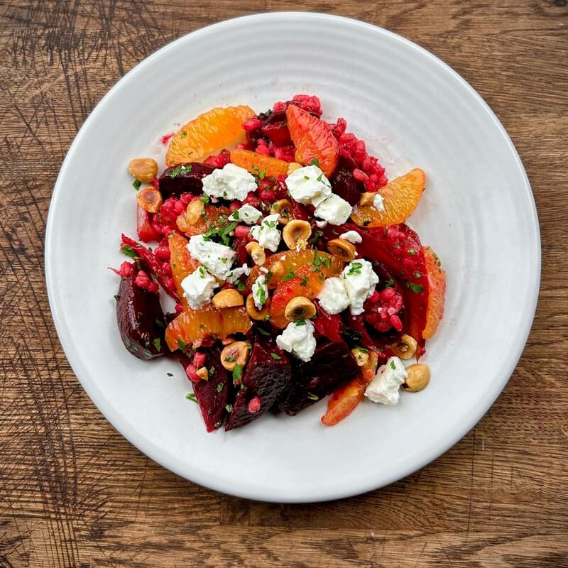 Blood orange, fennel, beetroot & pearl barley recipe / Riverford