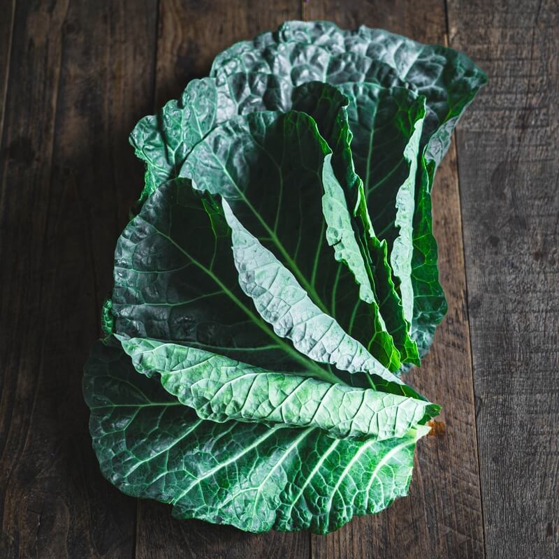Organic Bunched collards x1 / Riverford