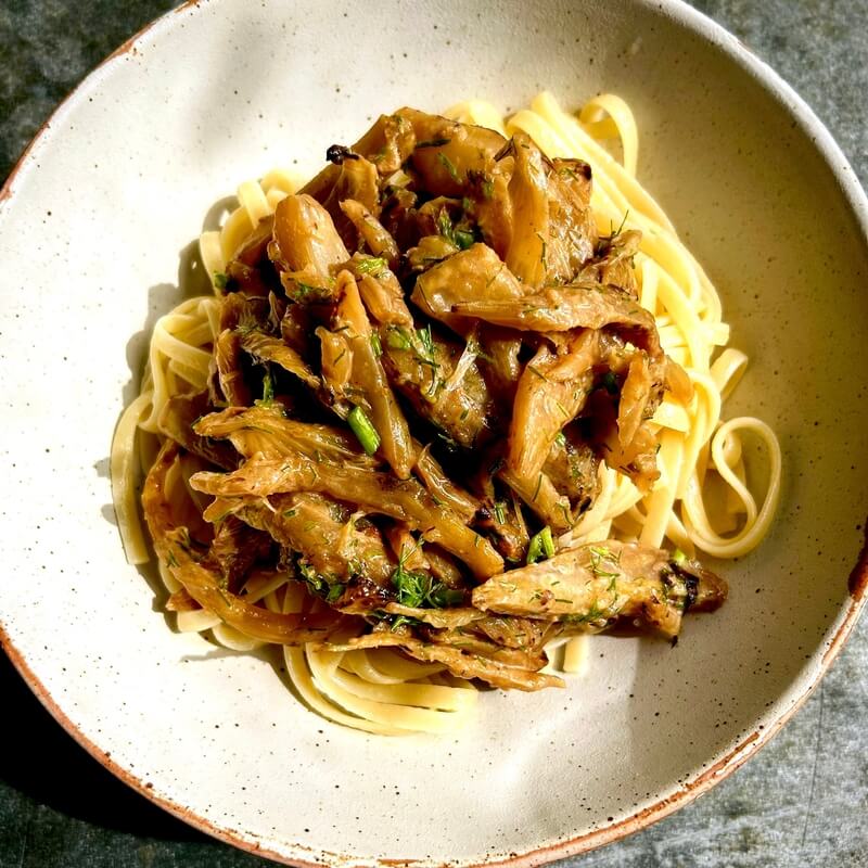 Slow-cooked fennel pasta recipe / Riverford