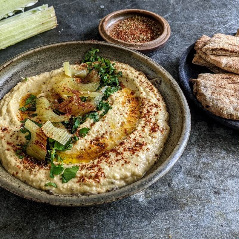Cardoon hummus recipe / Riverford