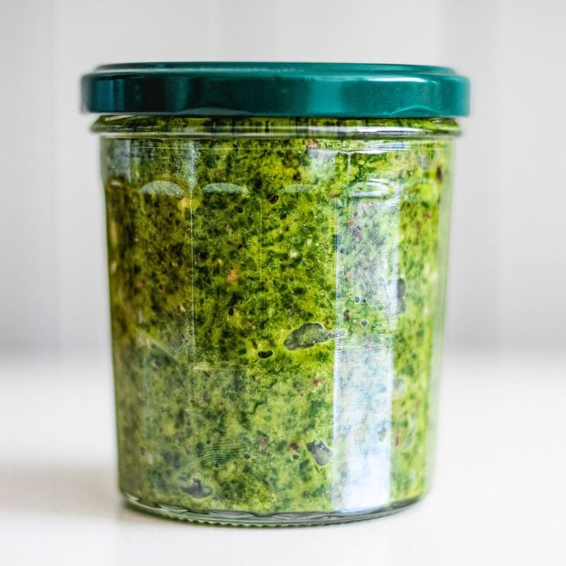 Kale stalk pesto recipe / Riverford