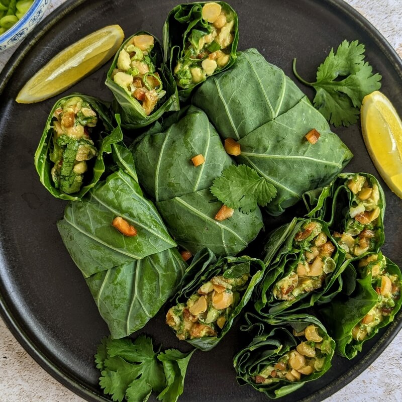 Avocado and chickpea summer green wraps recipe / Riverford
