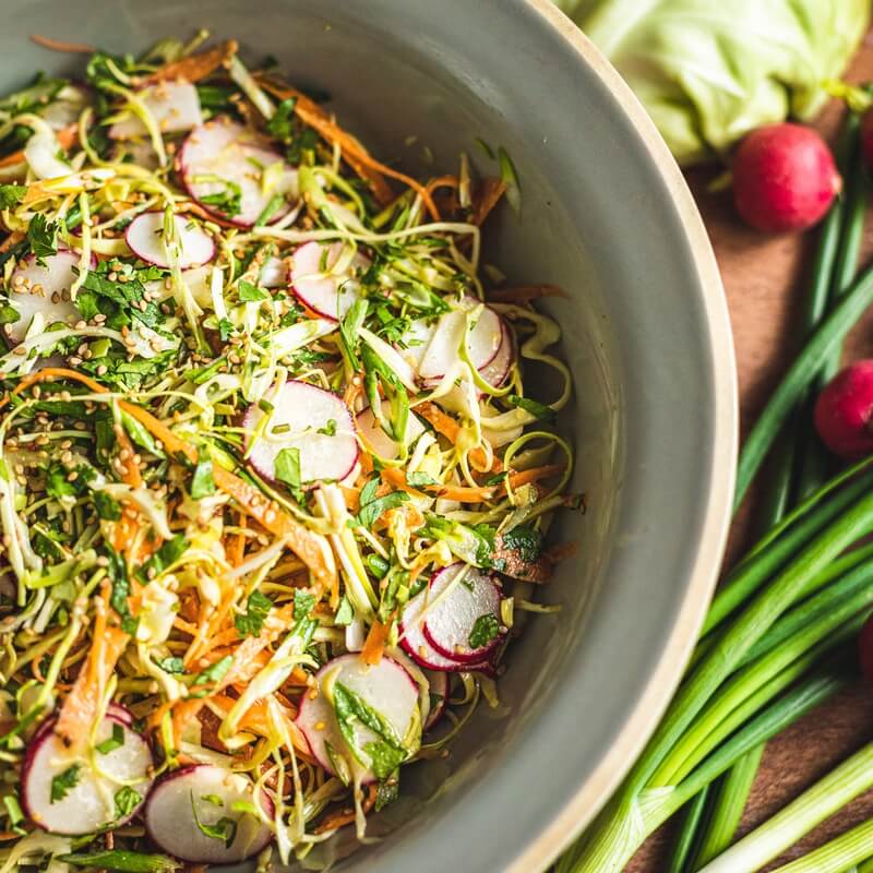 Miso & Ginger Slaw recipe / Riverford
