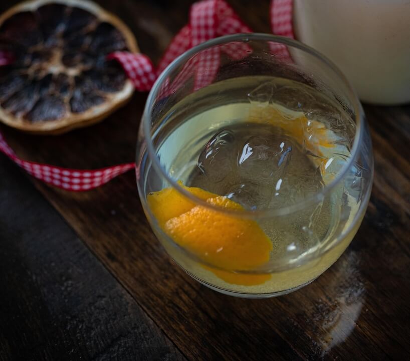 Figgy pudding cocktail recipe / Riverford