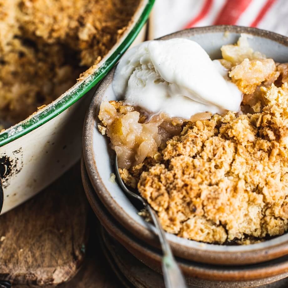 Winter vegetable crumble recipe / Riverford