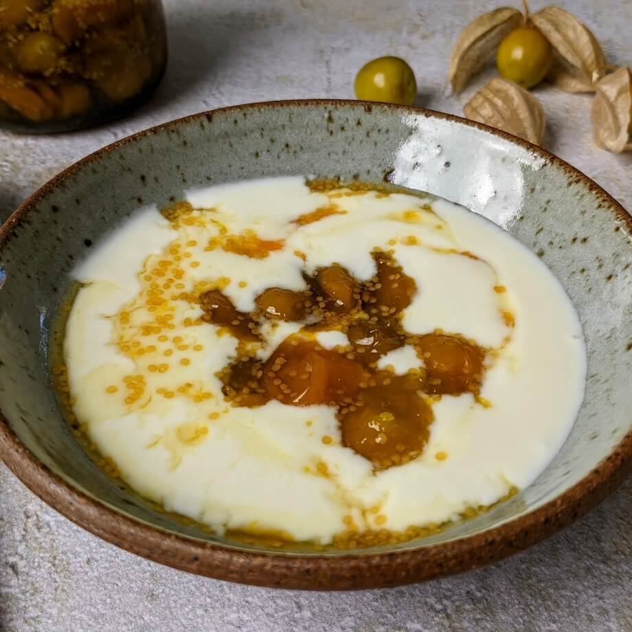 Easy gooseberry pudding recipe / Riverford