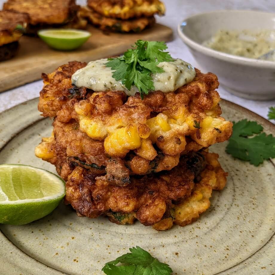Sweetcorn fritters recipe / Riverford