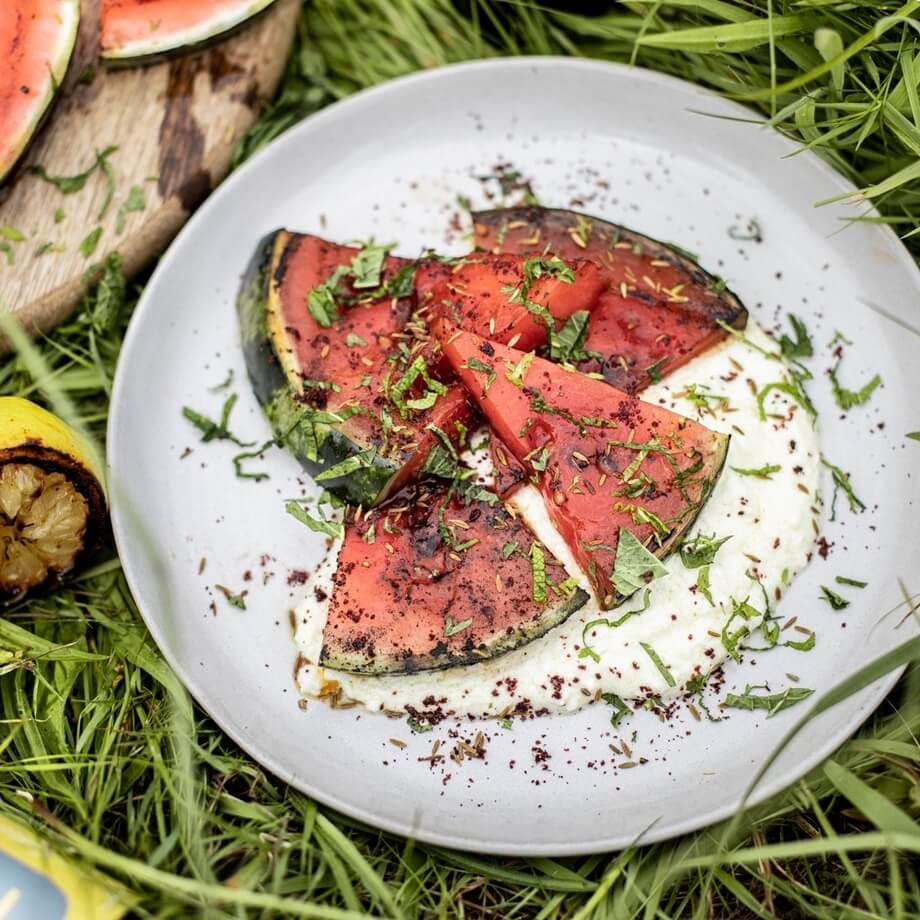 Watermelon sashimi recipe / Riverford