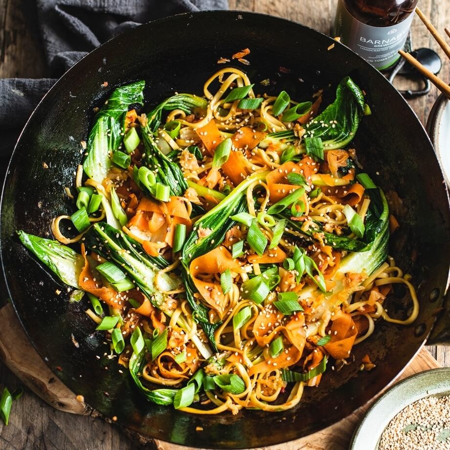 Stir-fried pak choi recipe / Riverford