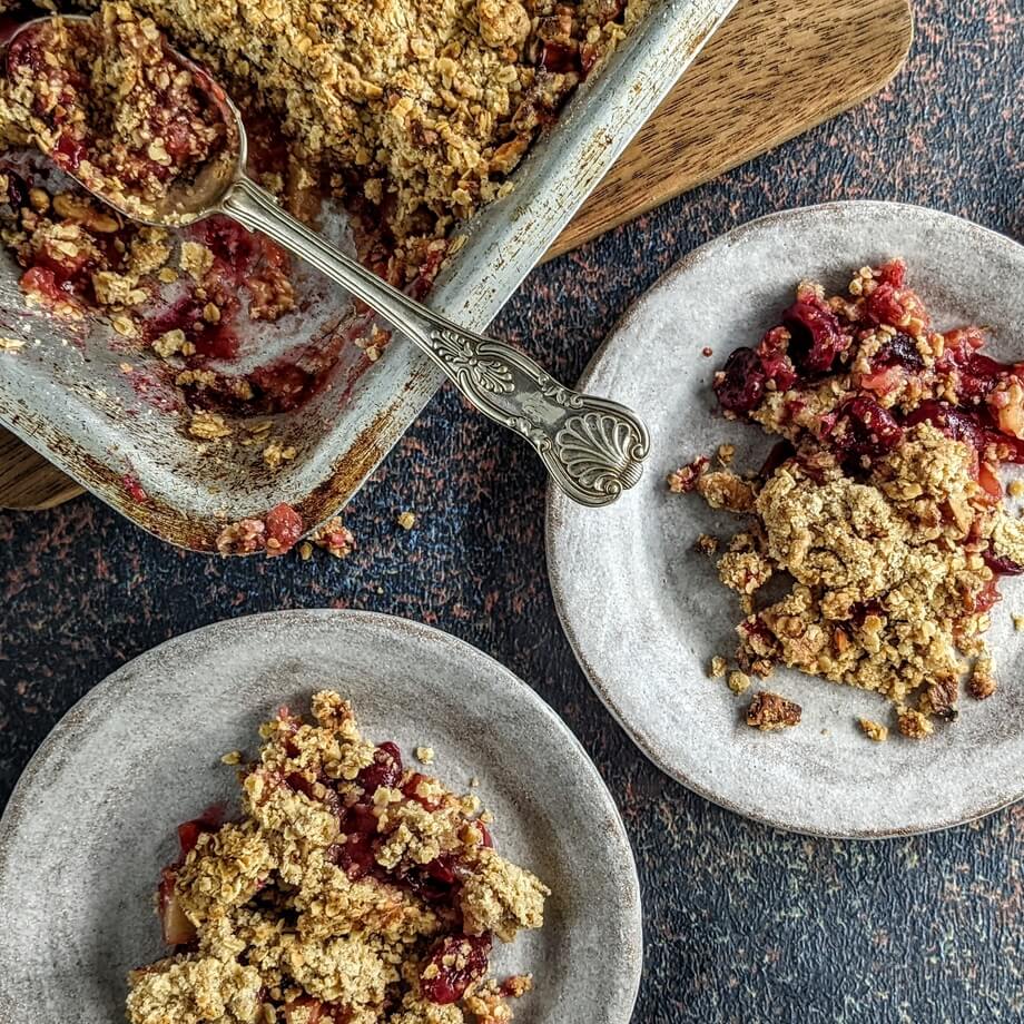 Winter vegetable crumble recipe / Riverford