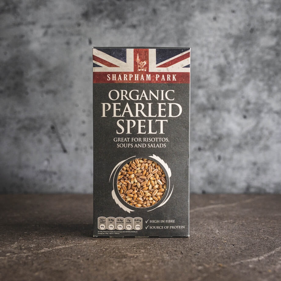 Organic Sharpham Park pearled spelt 500g / Riverford