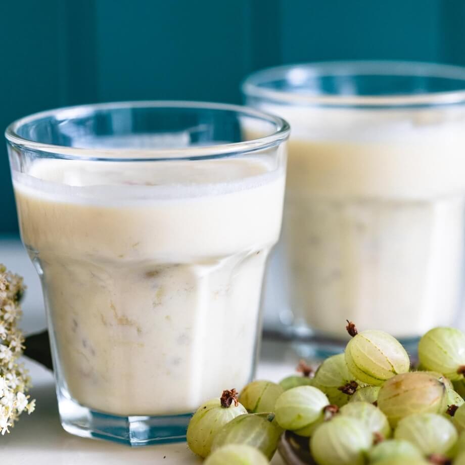 Easy gooseberry pudding recipe / Riverford