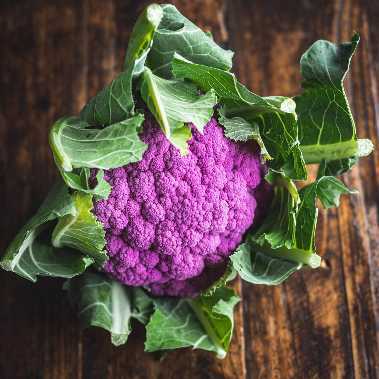 Organic Purple cauliflower x1 / Riverford