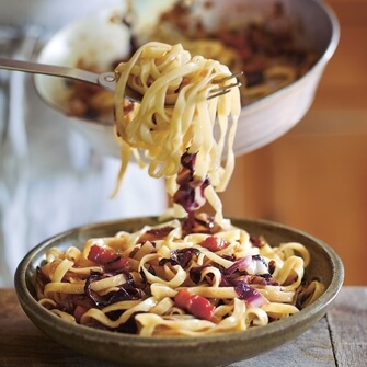 Radicchio pasta recipe / Riverford