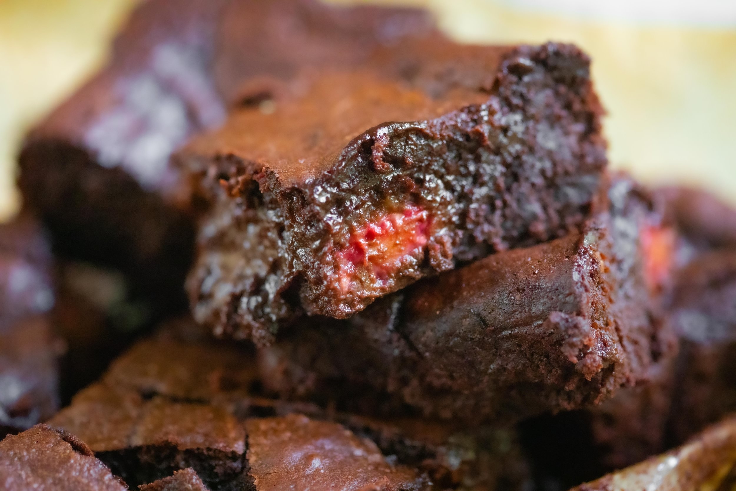 Organic Raspberry & chocolate brownies kit / Riverford