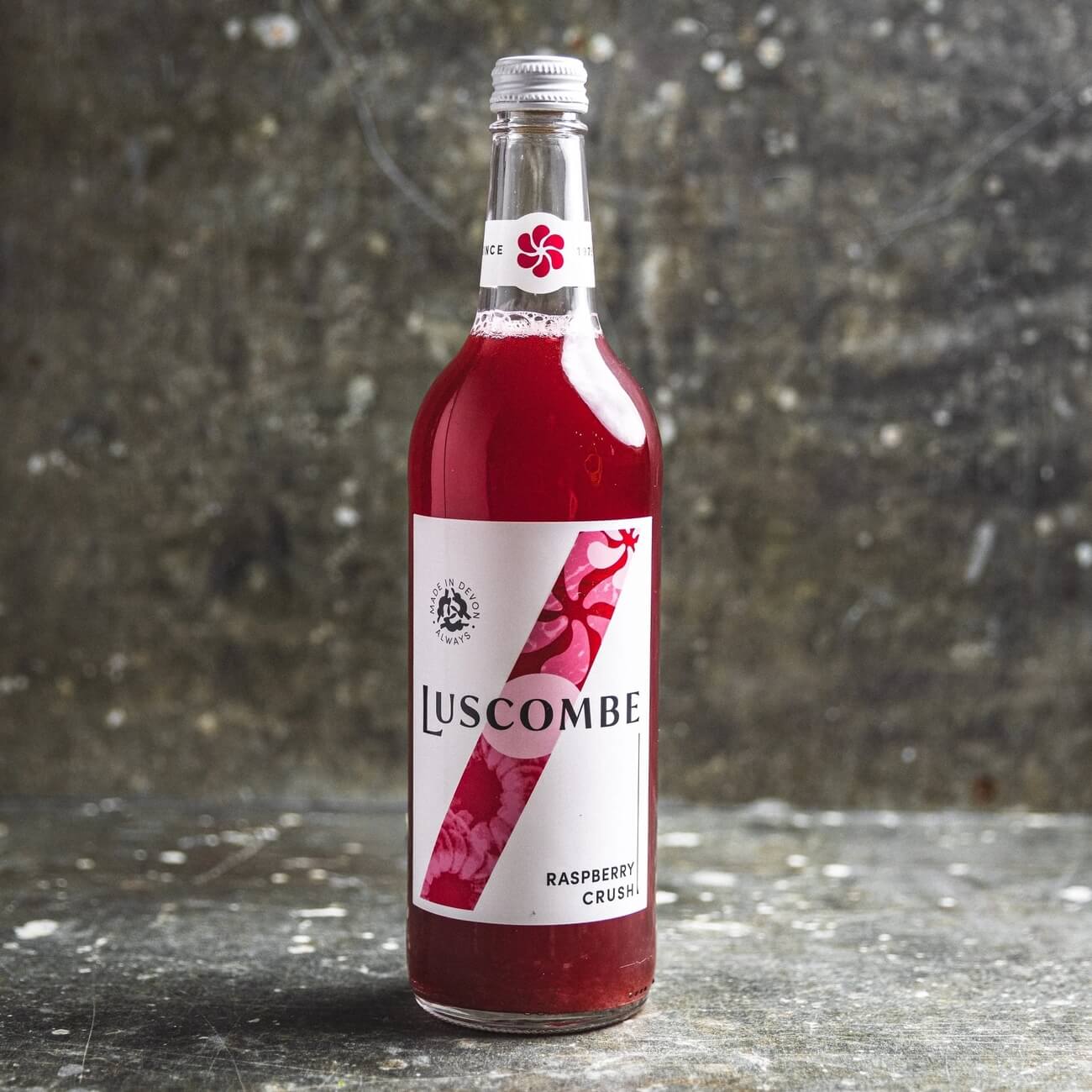 Organic Luscombe Raspberry Crush 740ml / Riverford