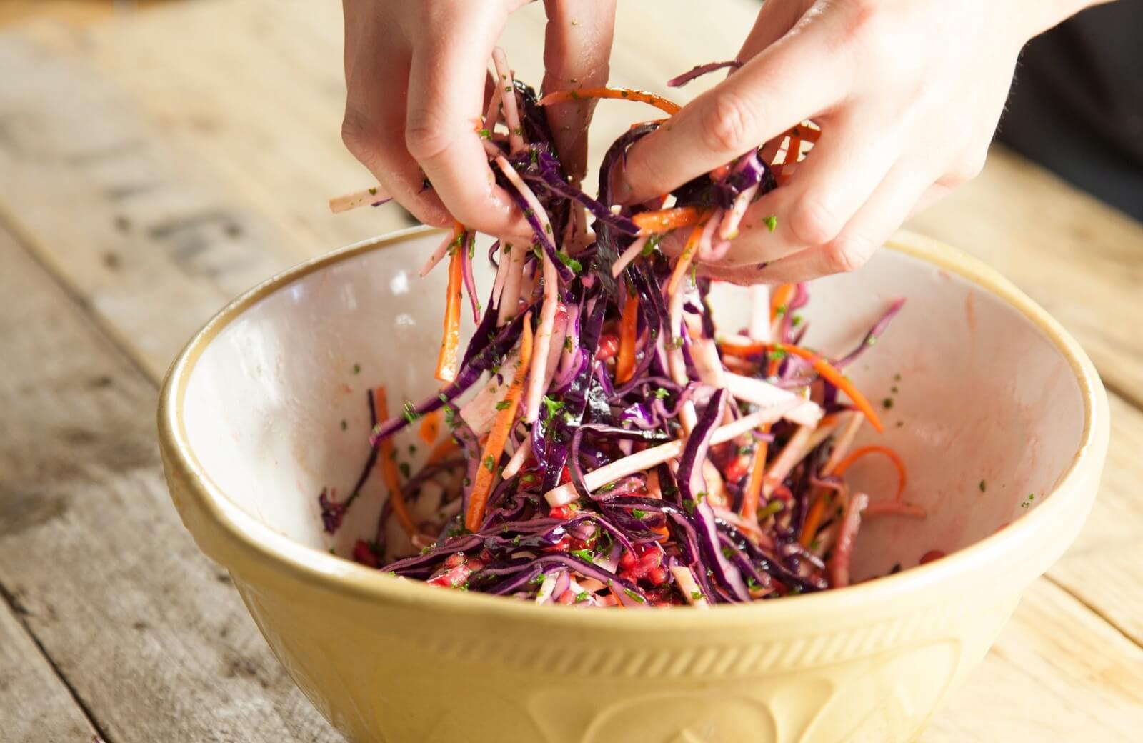 Red Cabbage Slaw