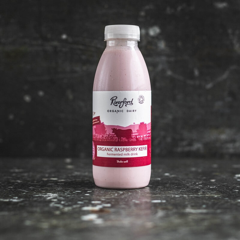 Organic Raspberry Kefir 500ml / Riverford