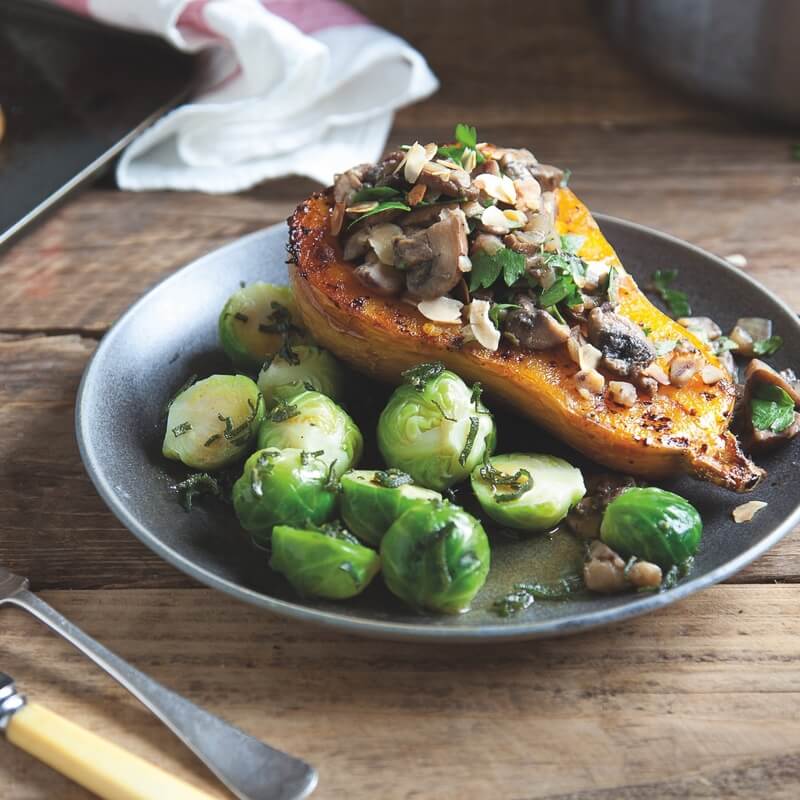 Roasted squash and chestnut soup recipe / Riverford