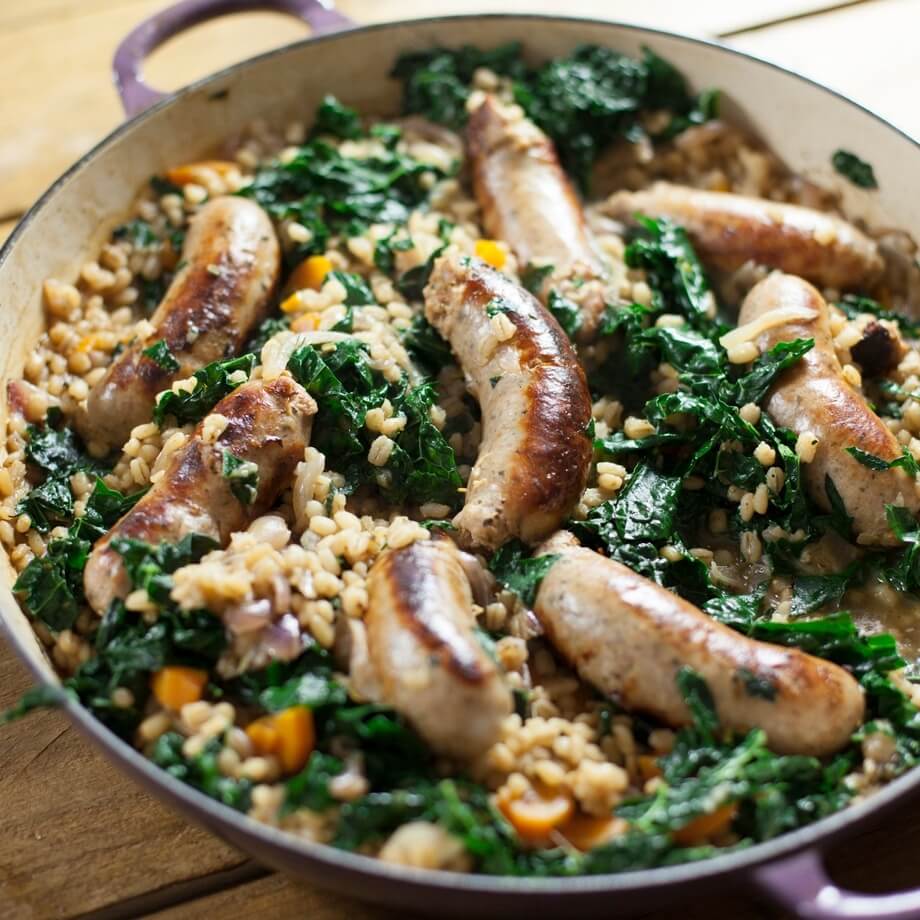 Chorizo, kale & butterbean stew recipe / Riverford