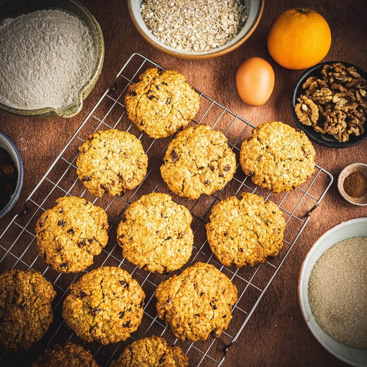 Organic Carrot cake cookies kit / Riverford