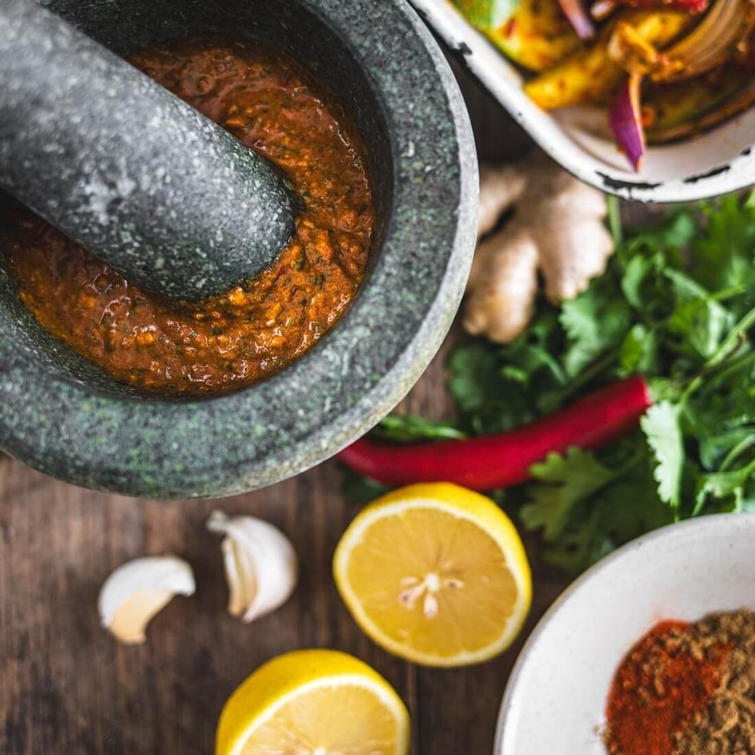 Organic Indian-style Marinade Kit / Riverford