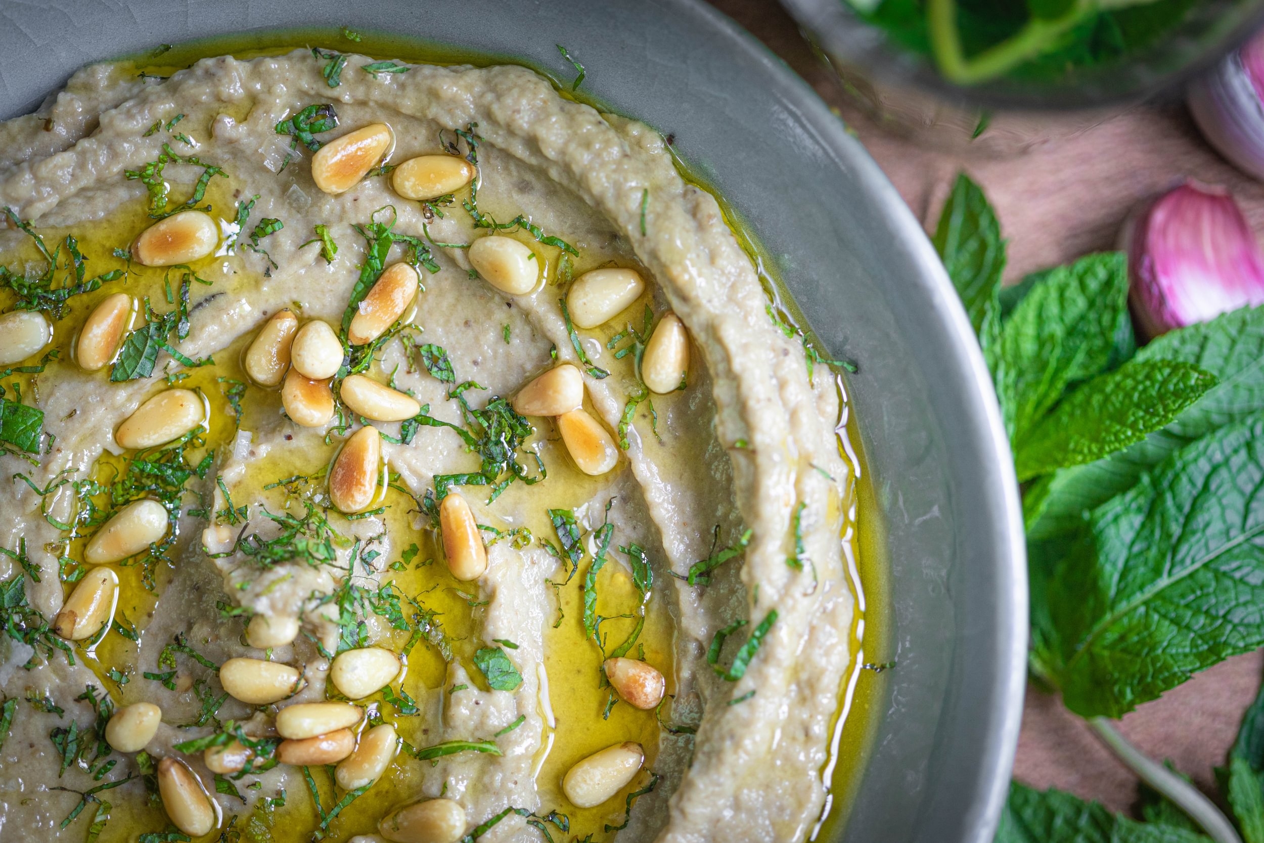 Organic Baba ganoush kit / Riverford