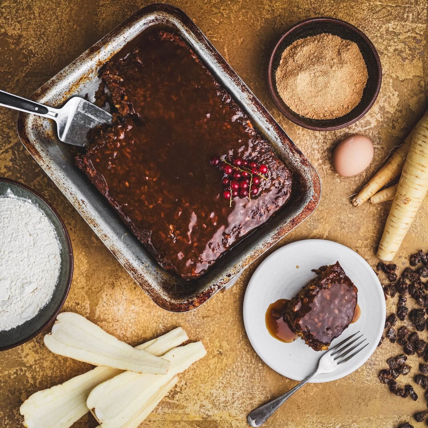 Organic Sticky toffee pudding kit / Riverford