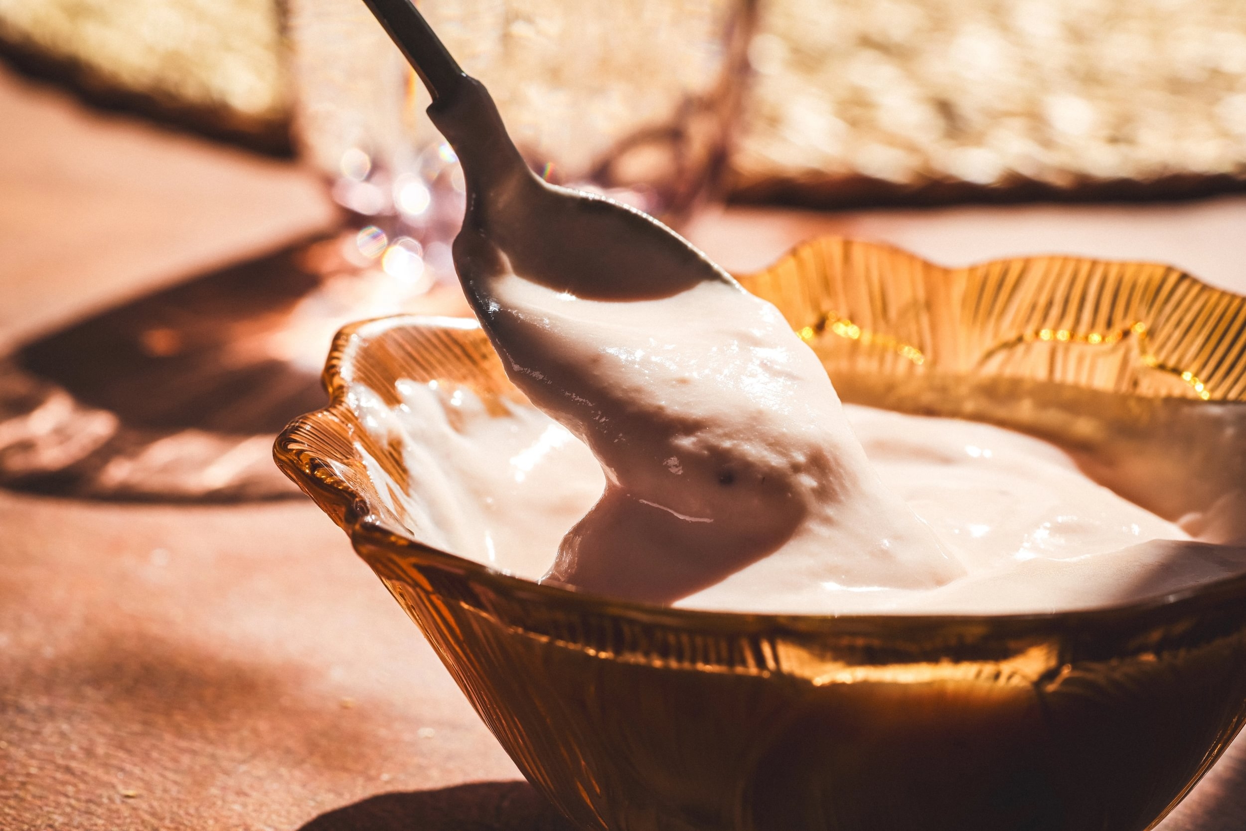 Organic Brown Cow Strawberry kefir yoghurt 450g / Riverford