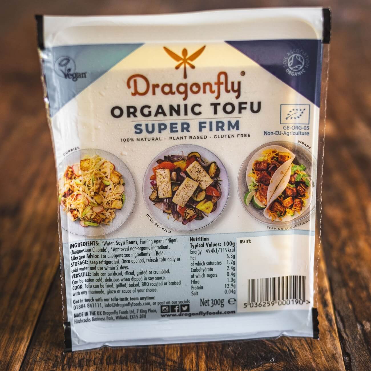 Organic Tofu super firm 300g / Riverford