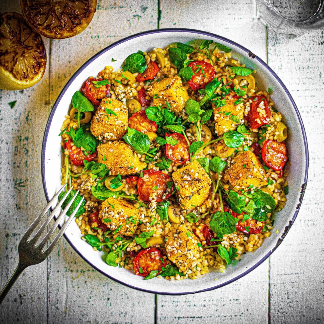 Organic Vegetarian recipe box / Riverford