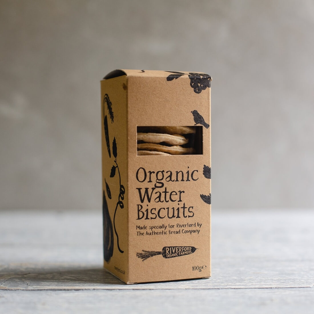 Organic Water biscuits 100g / Riverford