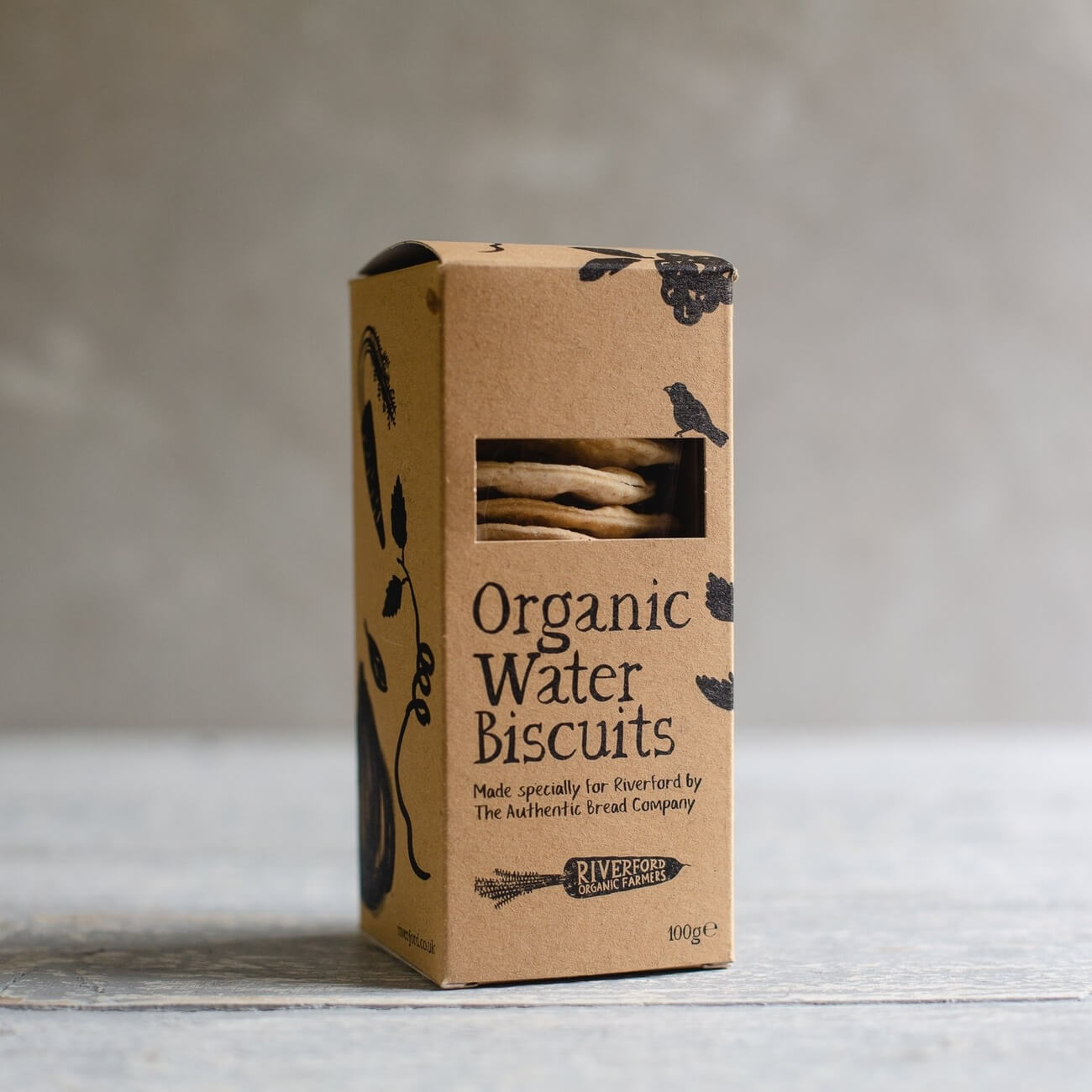 Organic Water biscuits 100g / Riverford
