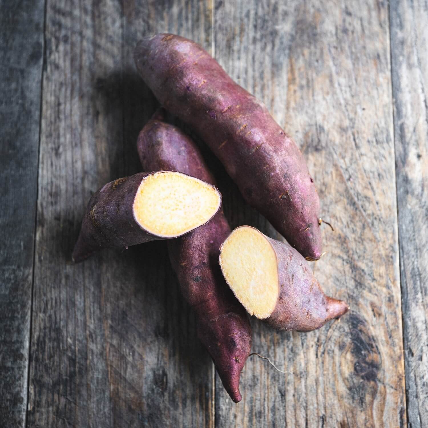 Organic White sweet potatoes 600g / Riverford