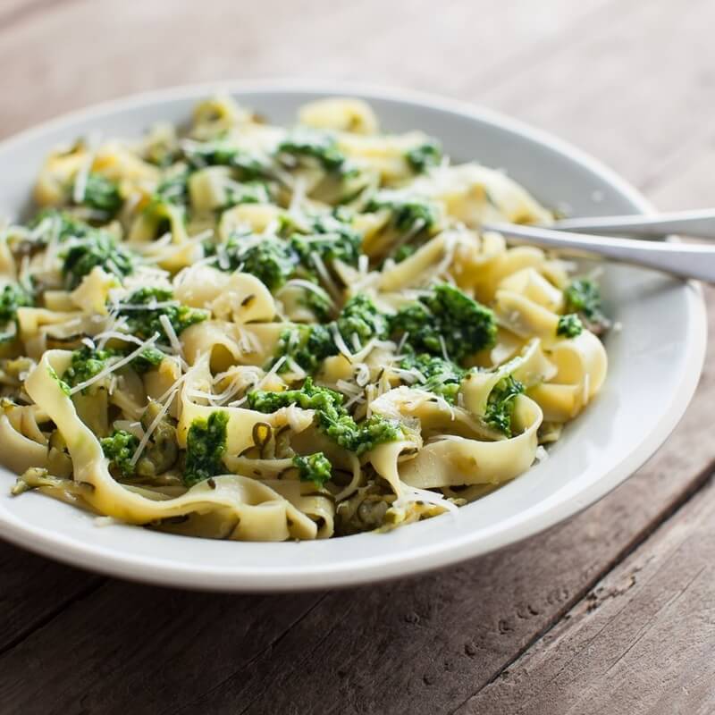 Sautéed courgettes in olive oil and garlic recipe / Riverford